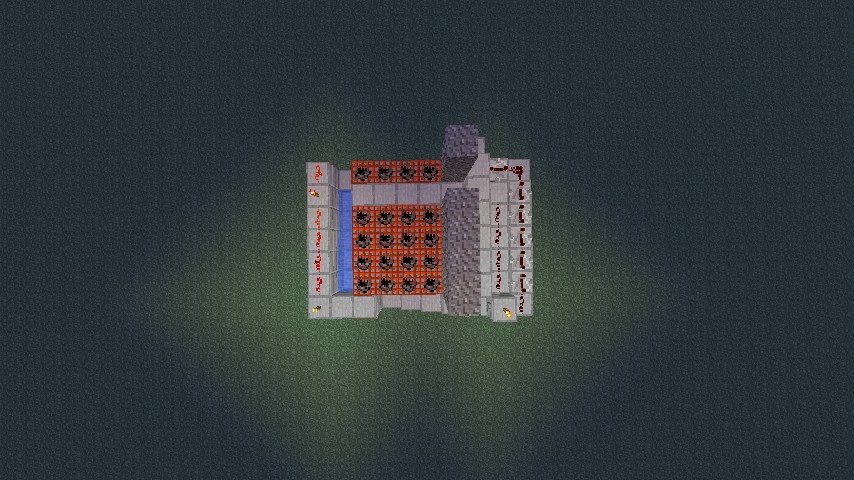 Compact Auto-Reloading TNT Cannon Minecraft Map