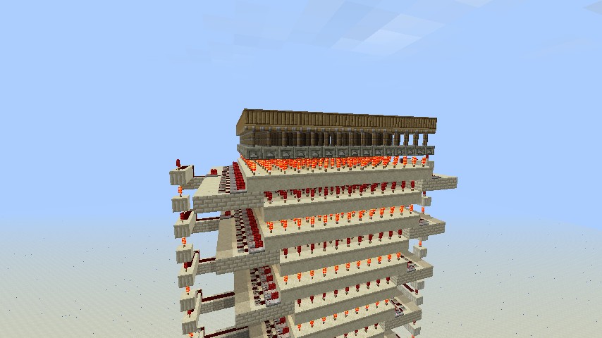 15x15 Piston Floor Minecraft Map