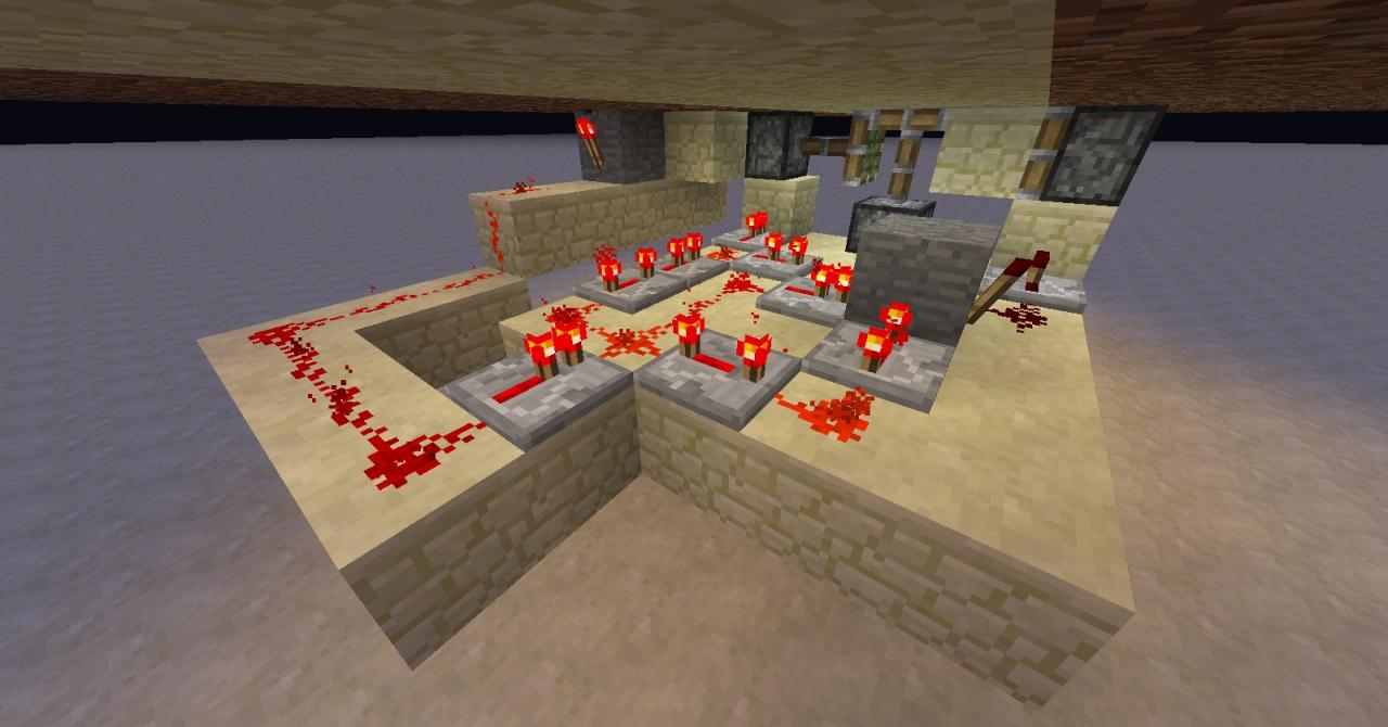 Automatic Walkway Lights [Retractable] Minecraft Map