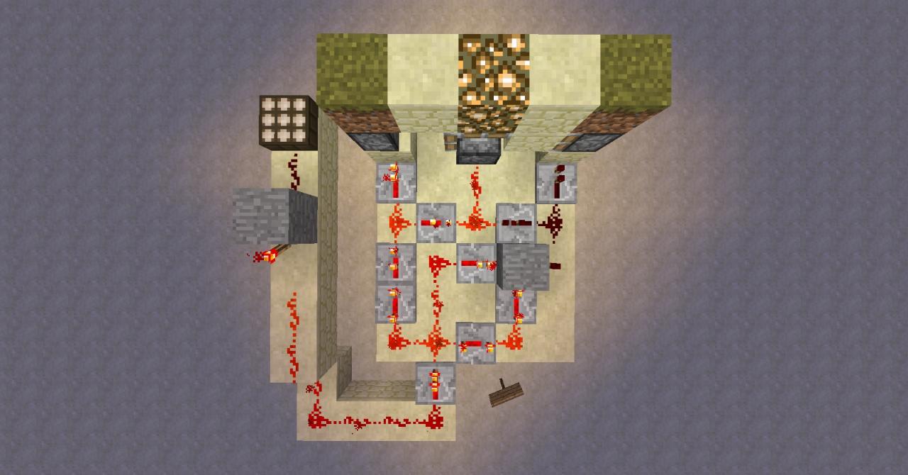 Automatic Walkway Lights [Retractable] Minecraft Map