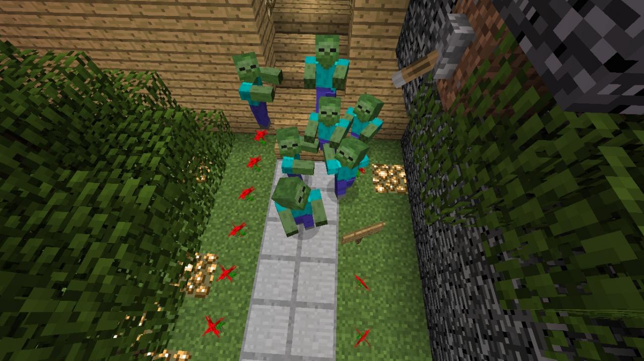 My Zombie Survival Map (first custom map) Minecraft Map