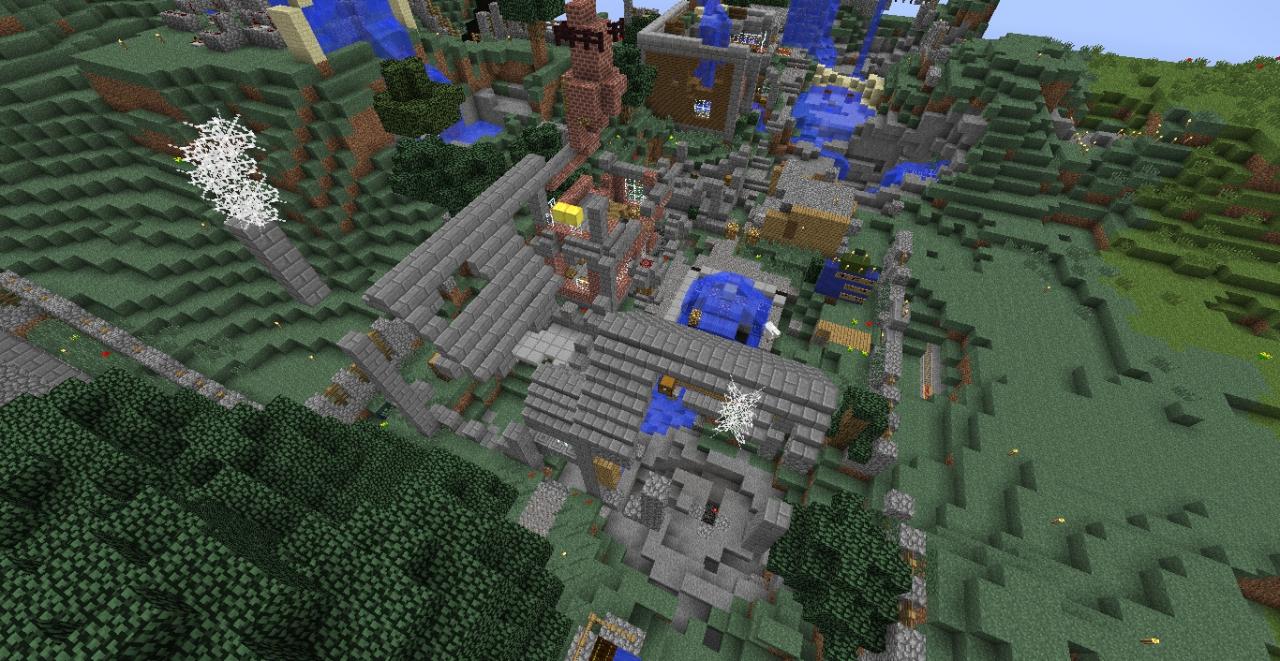 Cobblestone Village| Adventure Map| Zombie Survival Minecraft Map