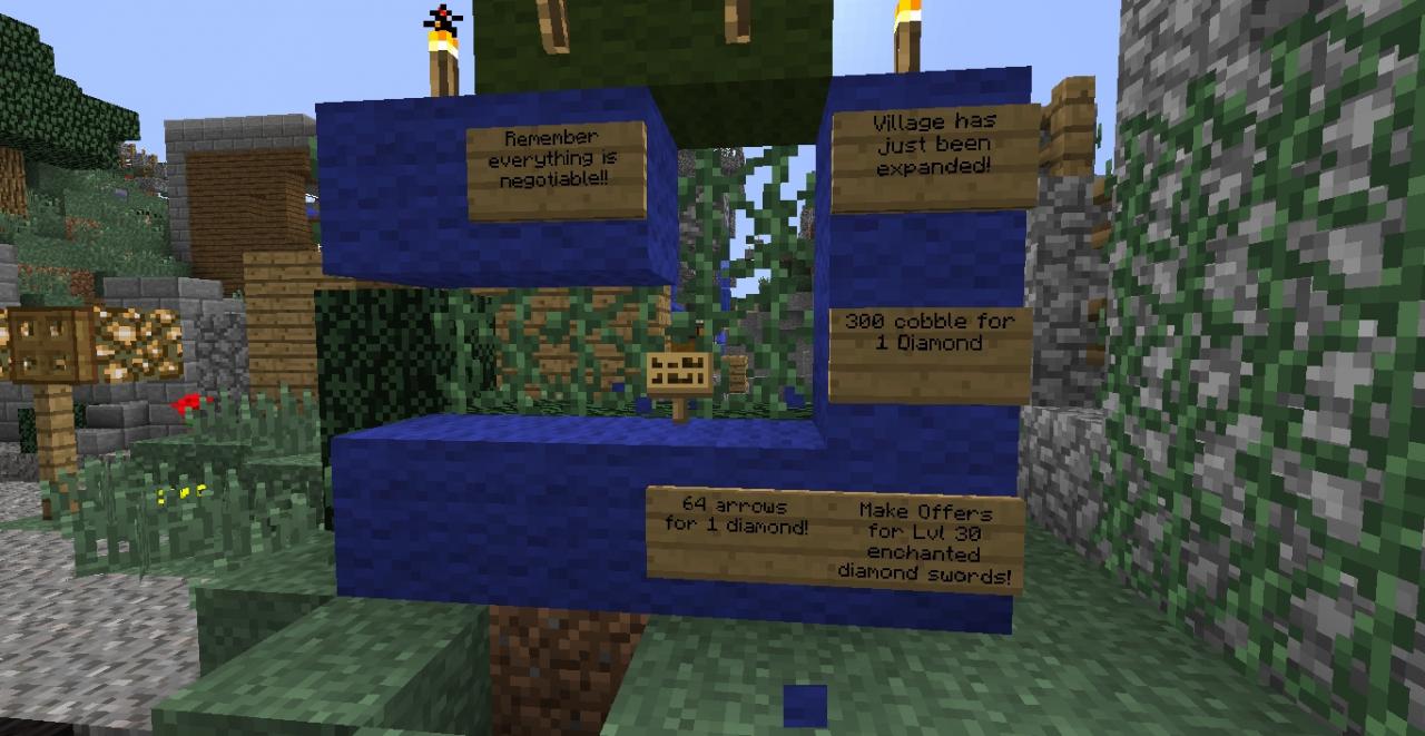 Cobblestone Village| Adventure Map| Zombie Survival Minecraft Map