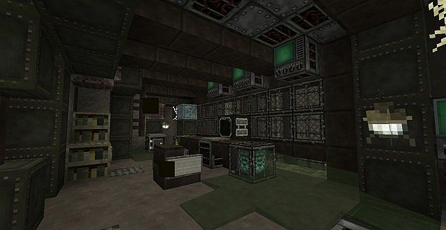 Giant Submarine Buried in the Ocean Floor Minecraft Map