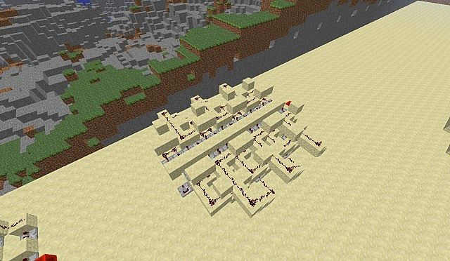 Minecraft - Self Powered Piston Monorails Minecraft Map
