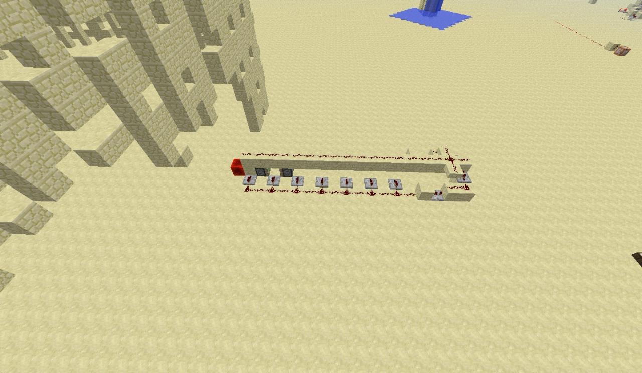 Minecraft - Self Powered Piston Monorails Minecraft Map
