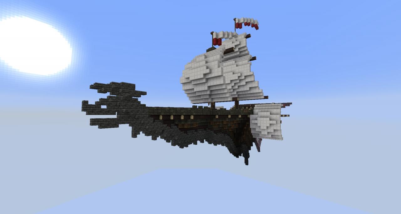 Small Asian Styled Airship Minecraft Map