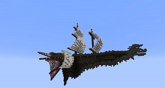 Small Asian Styled Airship Minecraft Map