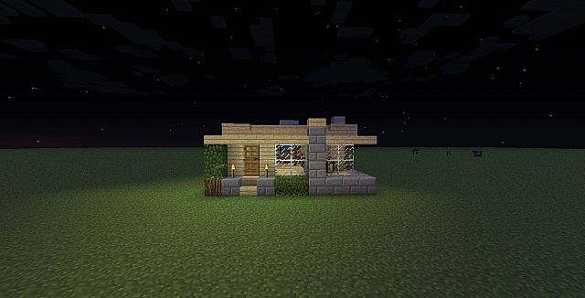 Modern Cottage Design Minecraft Map