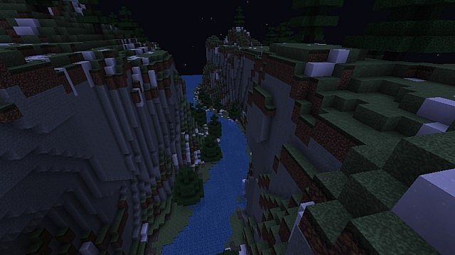 ravine: custom terrain Minecraft Map