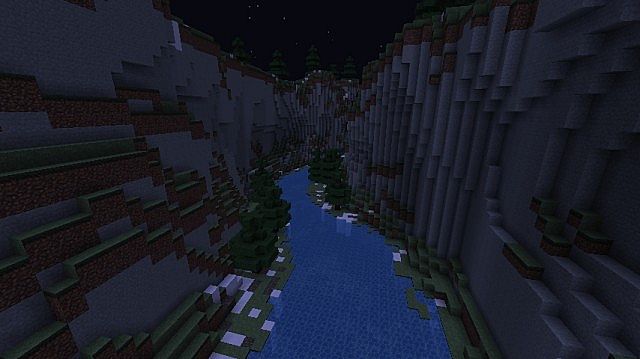 ravine: custom terrain Minecraft Map