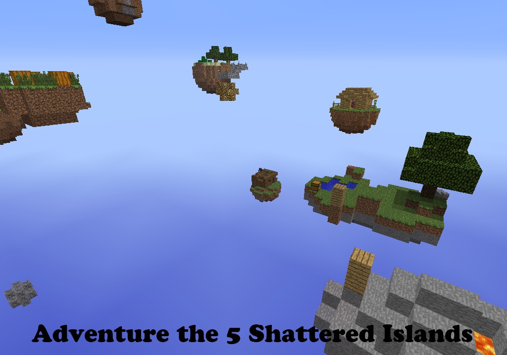 5 Island Survival Minecraft Map