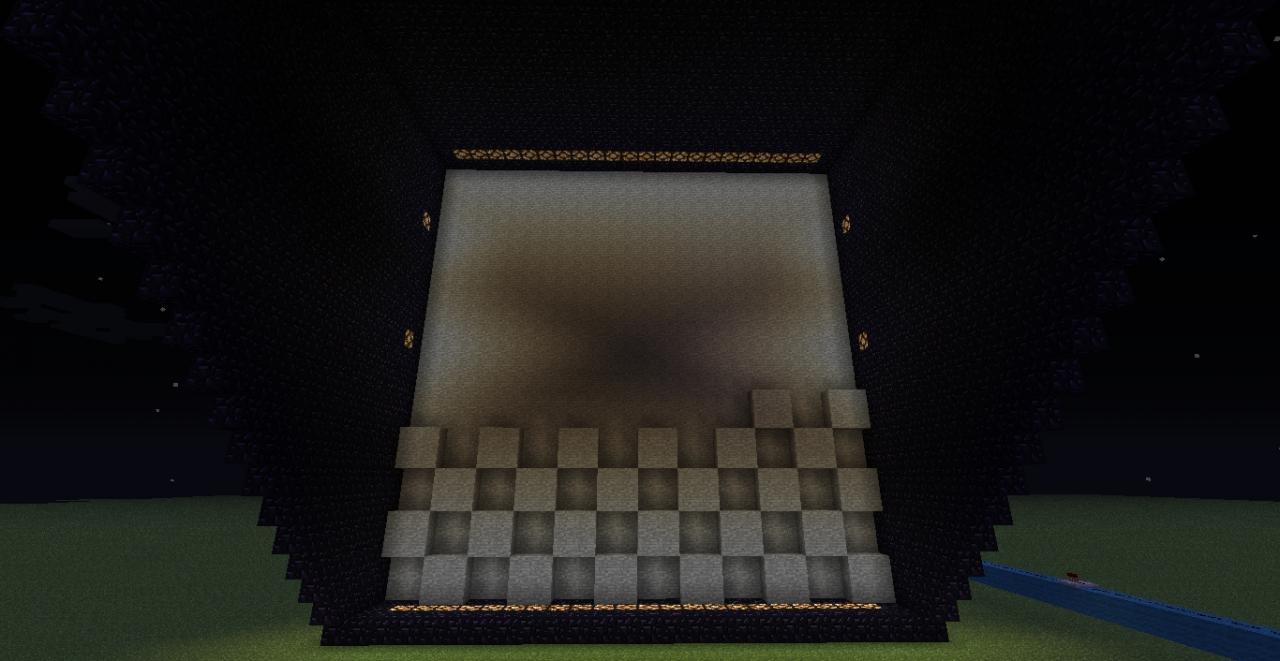 giant piston redstone screen Minecraft Map