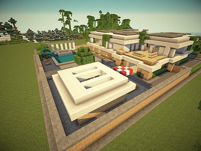 Modern House Minecraft Map