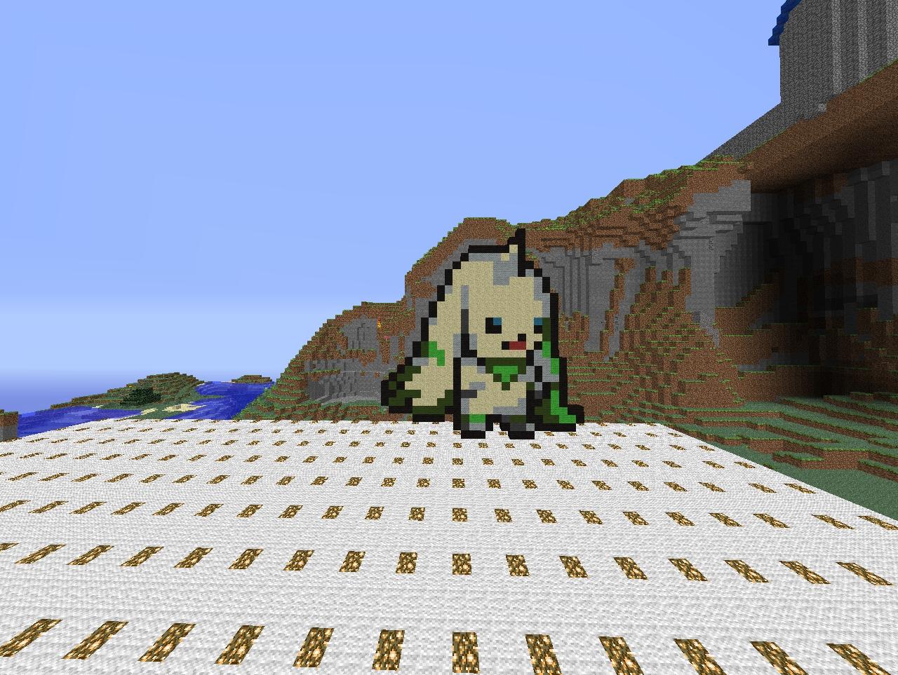 Pixels :D yay Minecraft Map