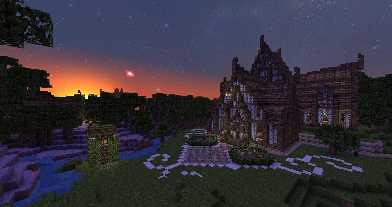 Willow and Brethil (Elven twin Villages) Minecraft Map