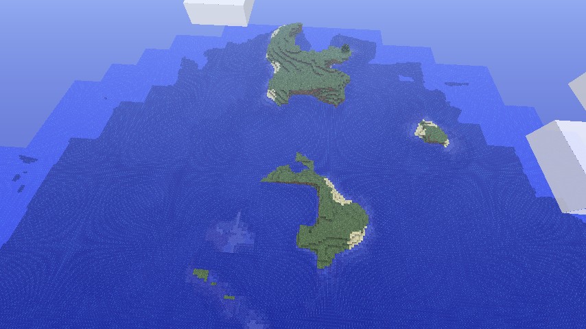 Island Survival ( multiplayer up to 2 players) Minecraft Map