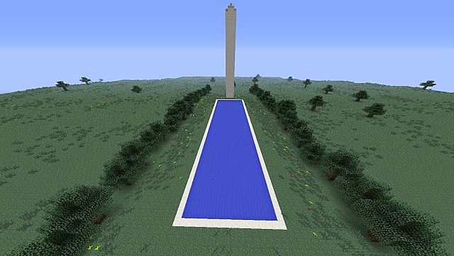 [BUILD] Lincoln Memorial and Washington Monument Minecraft Map