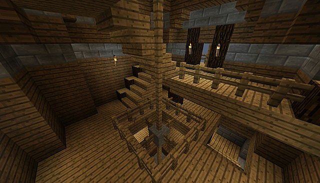 Classic Dutch Windmill Design Minecraft Map