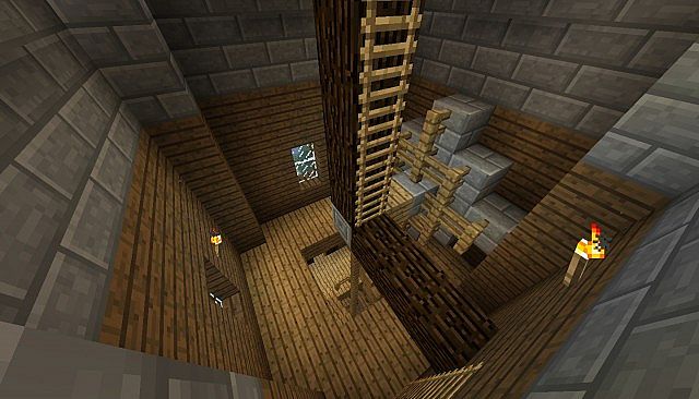 Classic Dutch Windmill Design Minecraft Map