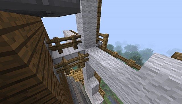 Classic Dutch Windmill Design Minecraft Map