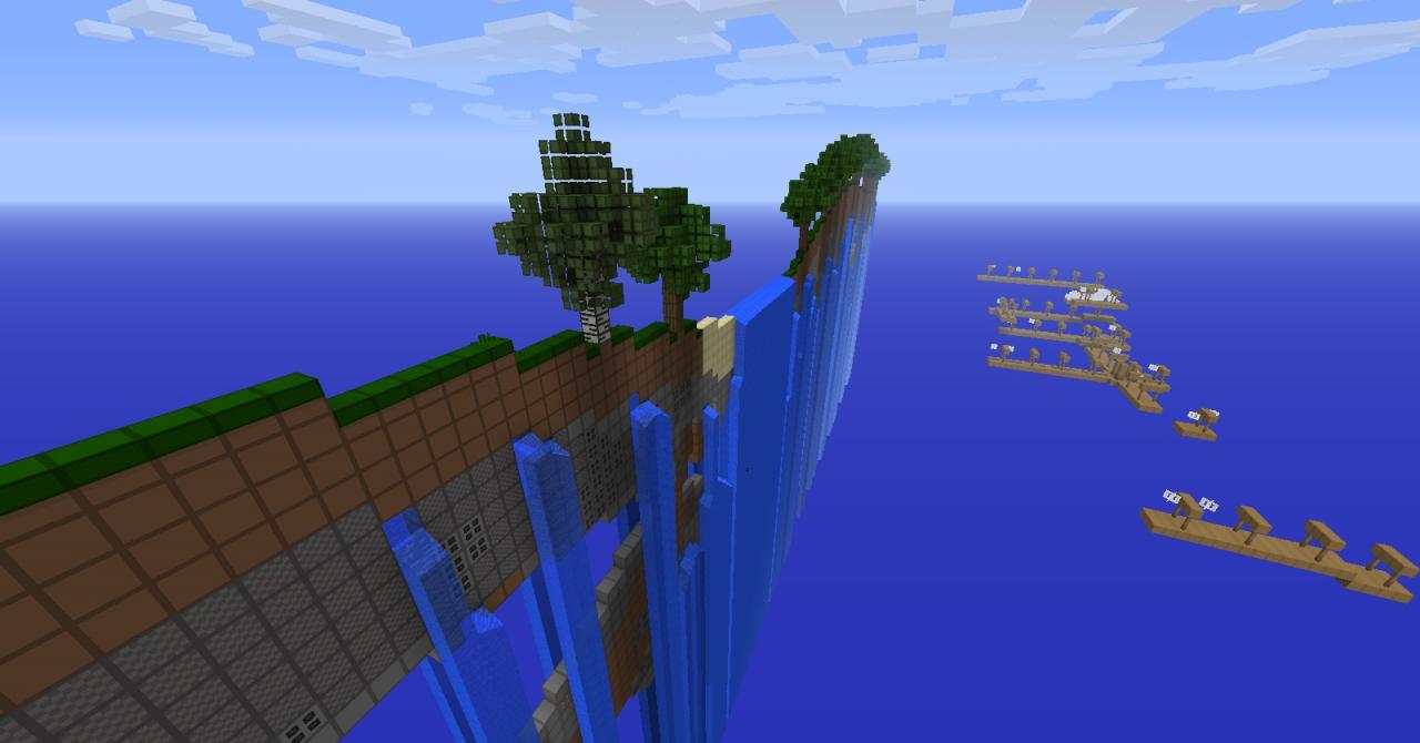 Walking the line Minecraft Map