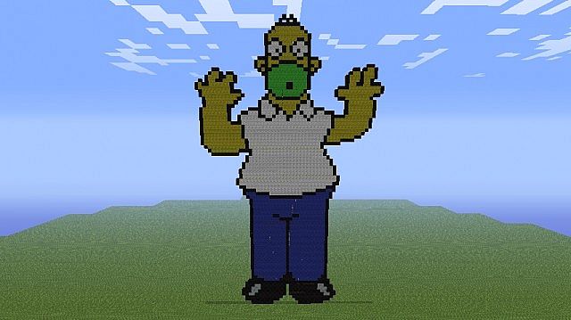 HOMER SIMPSON Minecraft Map