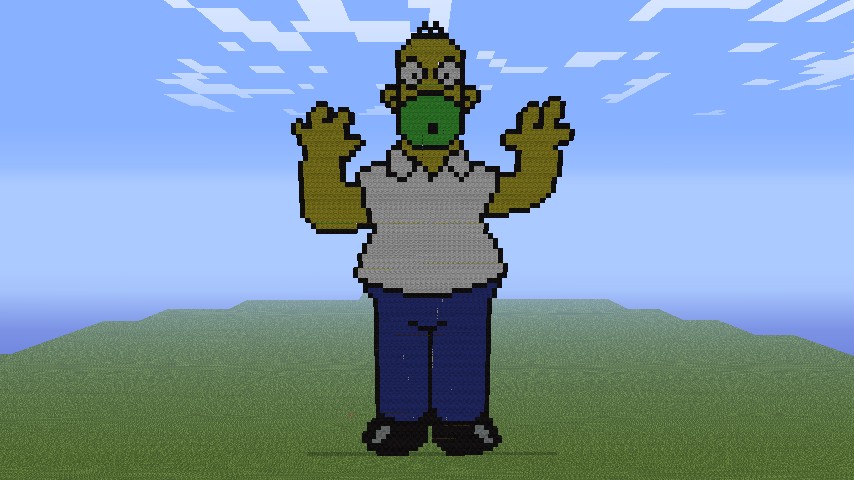 HOMER SIMPSON Minecraft Map
