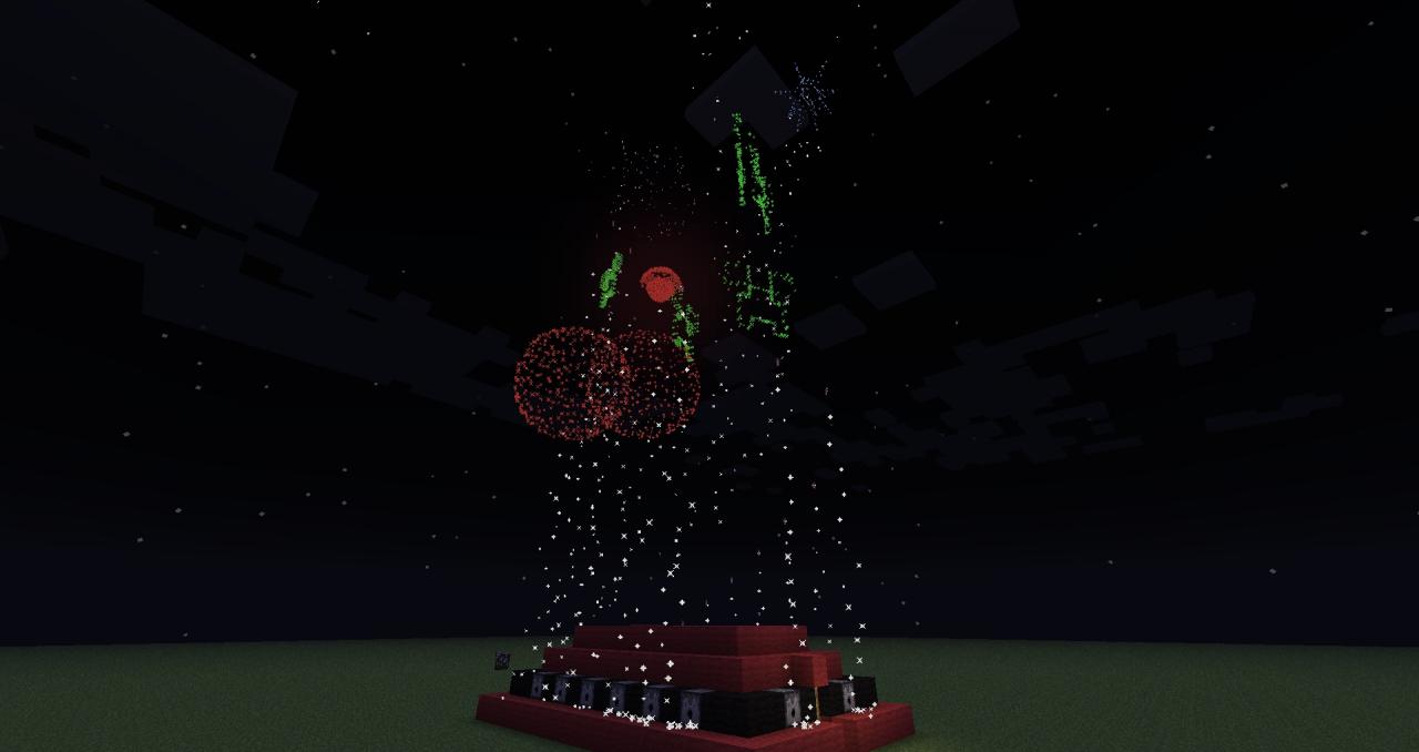 Pre-Set FireWorks Show ControlBuilding Minecraft Map