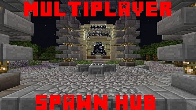 Multiplayer Spawn Hub Minecraft Map