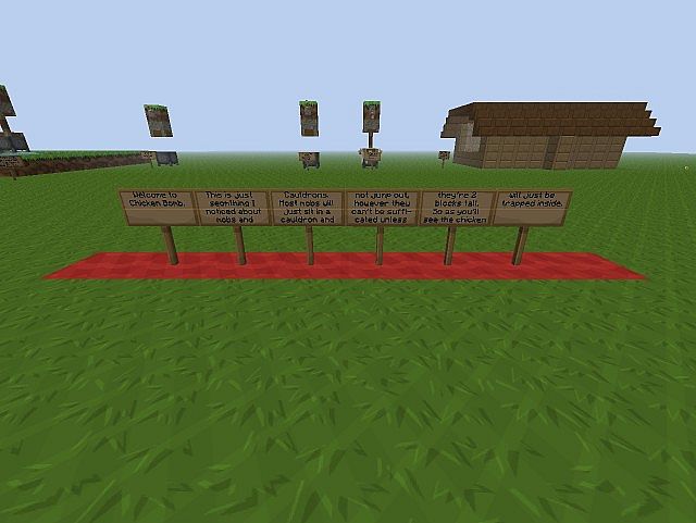 Chicken Soup Bomb/Explosion Minecraft Map