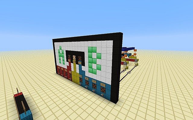 4-bit Binary Comparator Minecraft Map