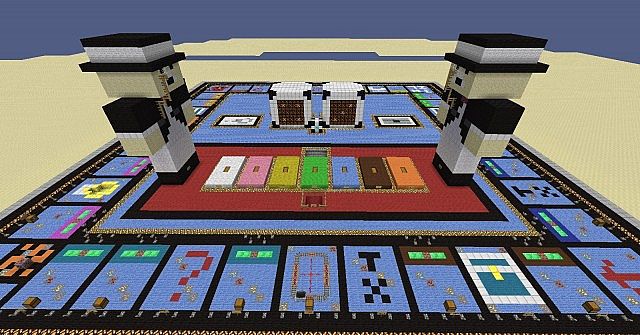 Playable Redstone Monopoly Minecraft Map