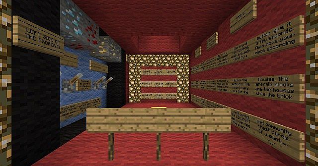 Playable Redstone Monopoly Minecraft Map