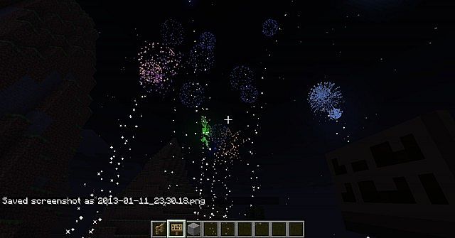 Waterfall Creek & Firework show Minecraft Map
