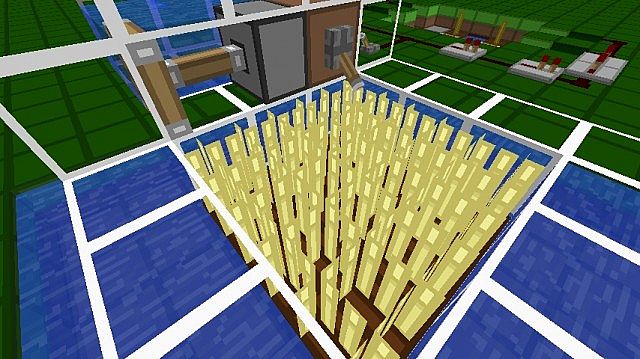 Automatic Wheat farm Minecraft Map