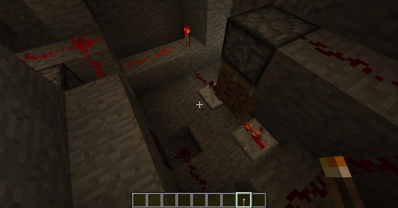 Mini gun booby trap Minecraft Map