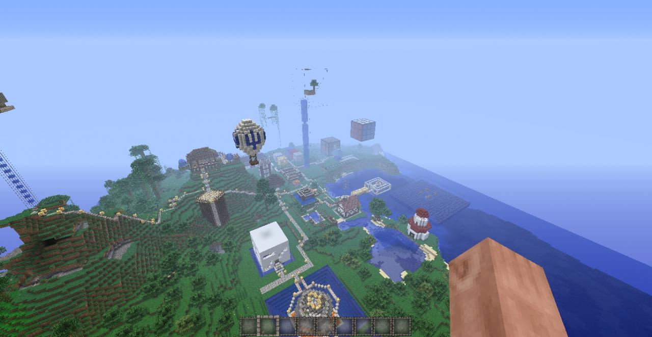 THE 4 CITIES Minecraft Map