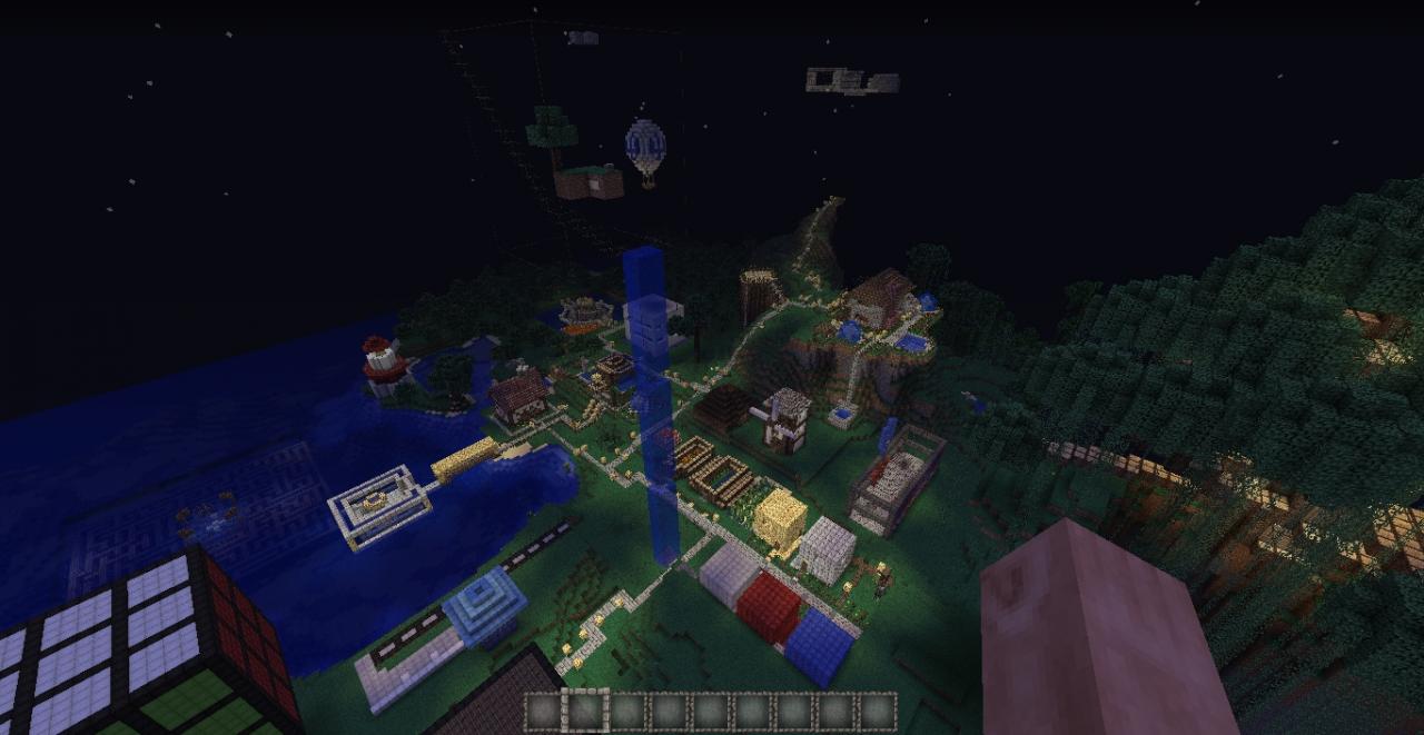 THE 4 CITIES Minecraft Map