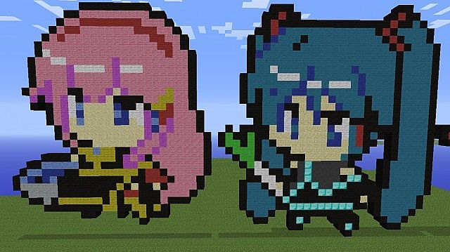 Pixel arts! Minecraft Map