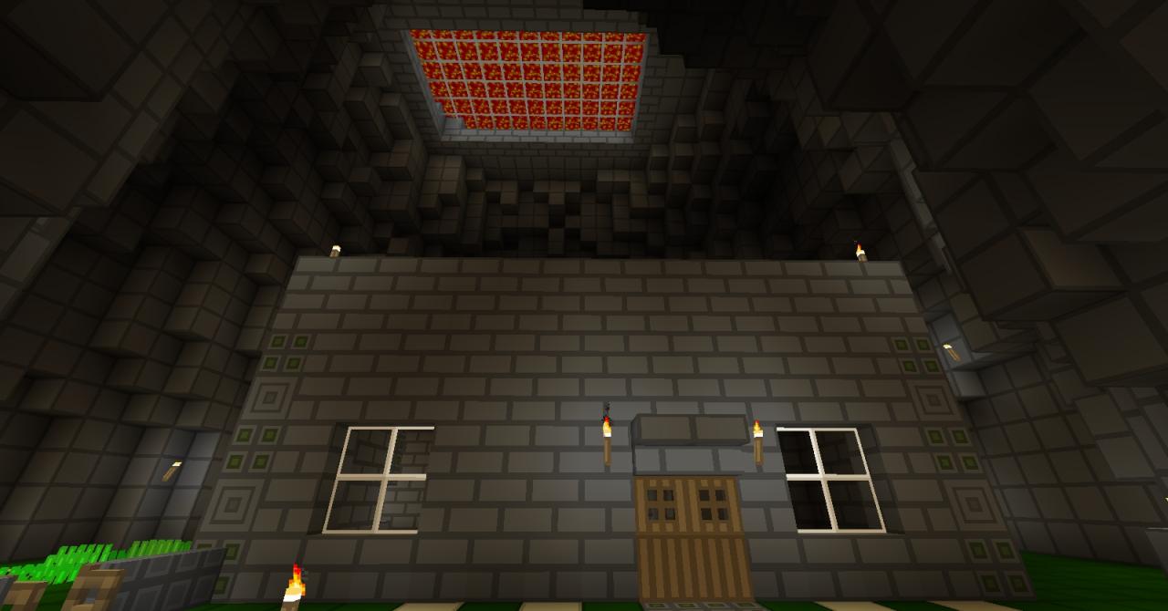 volcano hot house Minecraft Map