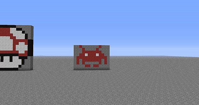 Space Invader Minecraft Map