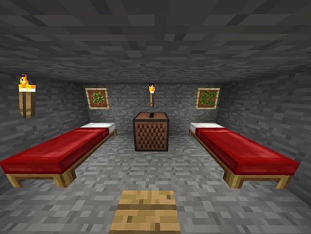 Hunter´s house in-the-wall Minecraft Map