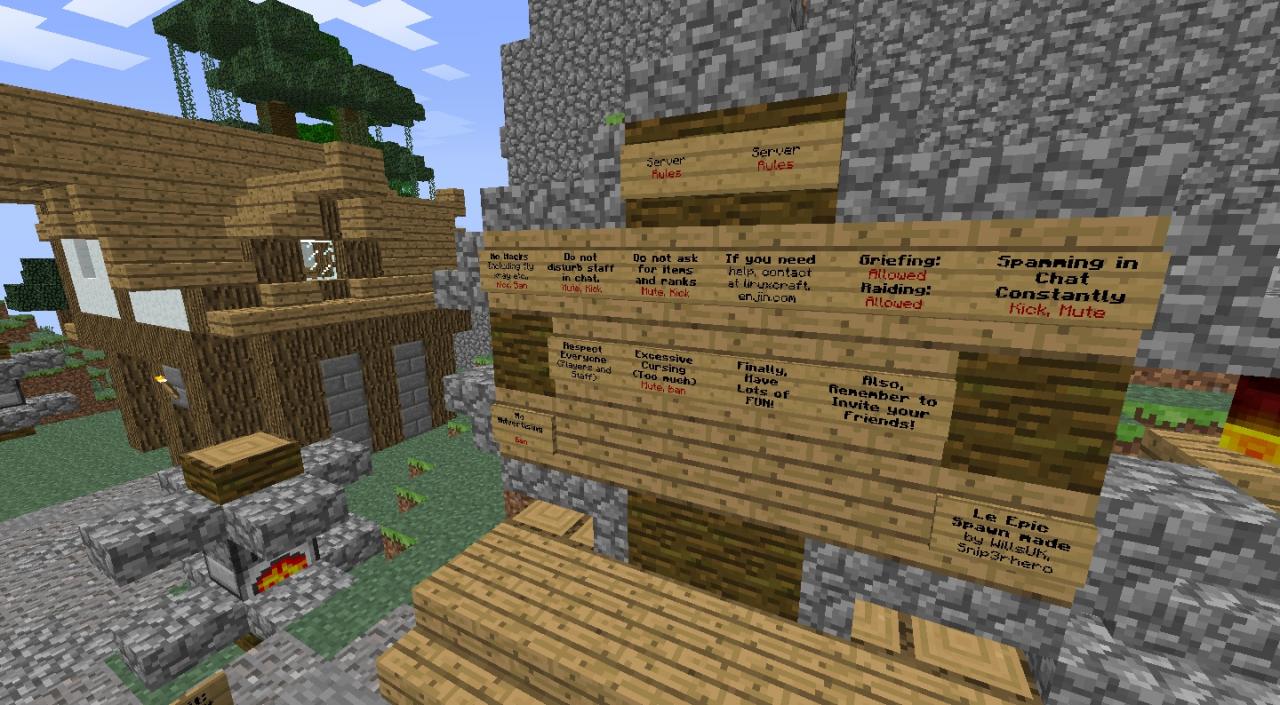 WillsUK's Builds on MC :D Minecraft Map