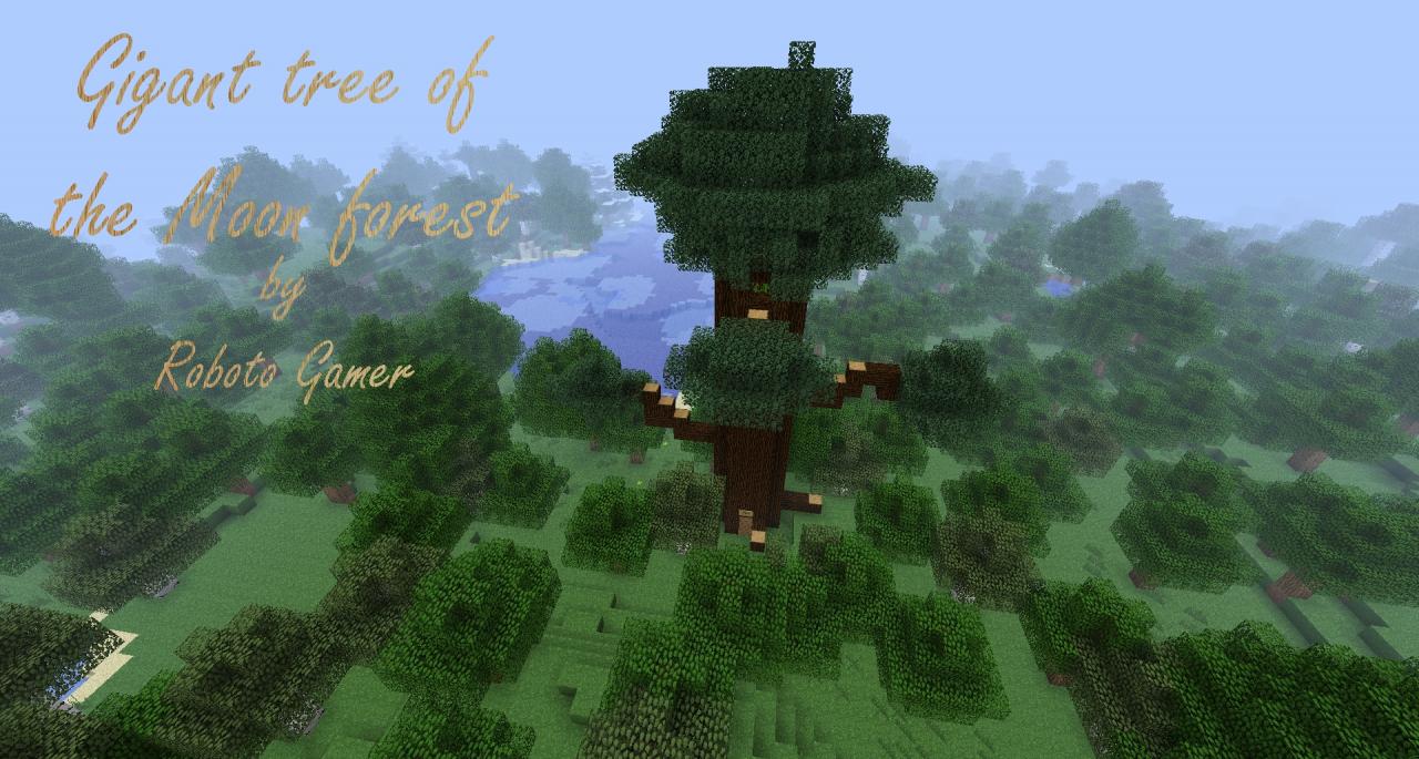 Giant tree of the Moon forest Minecraft Map