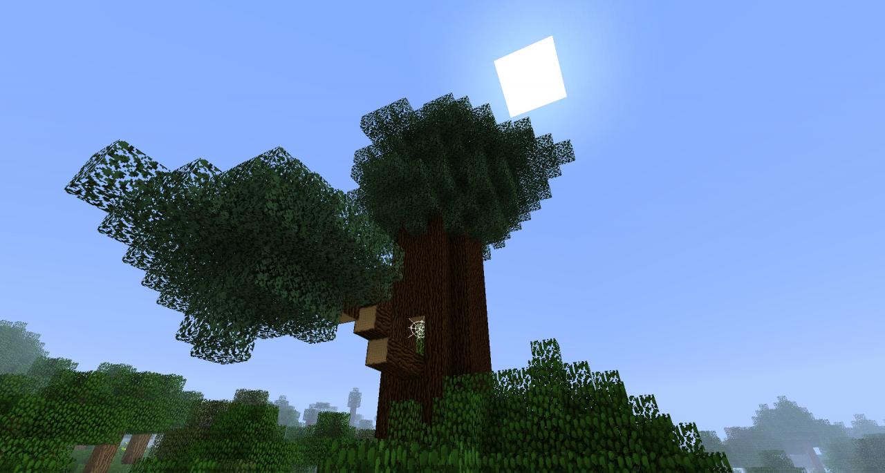 Giant tree of the Moon forest Minecraft Map