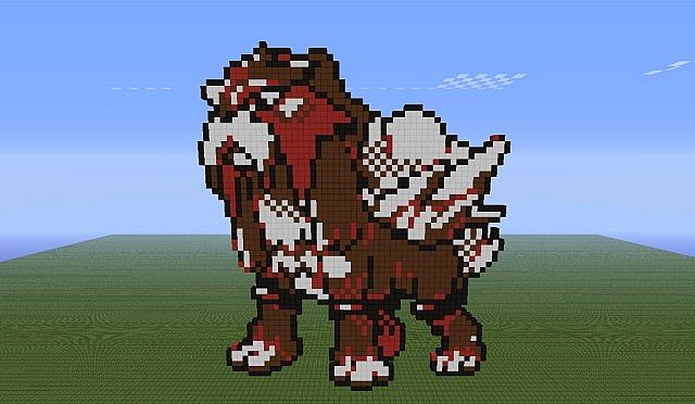 Pokemon Pixel Art (241 - 250) Minecraft Map