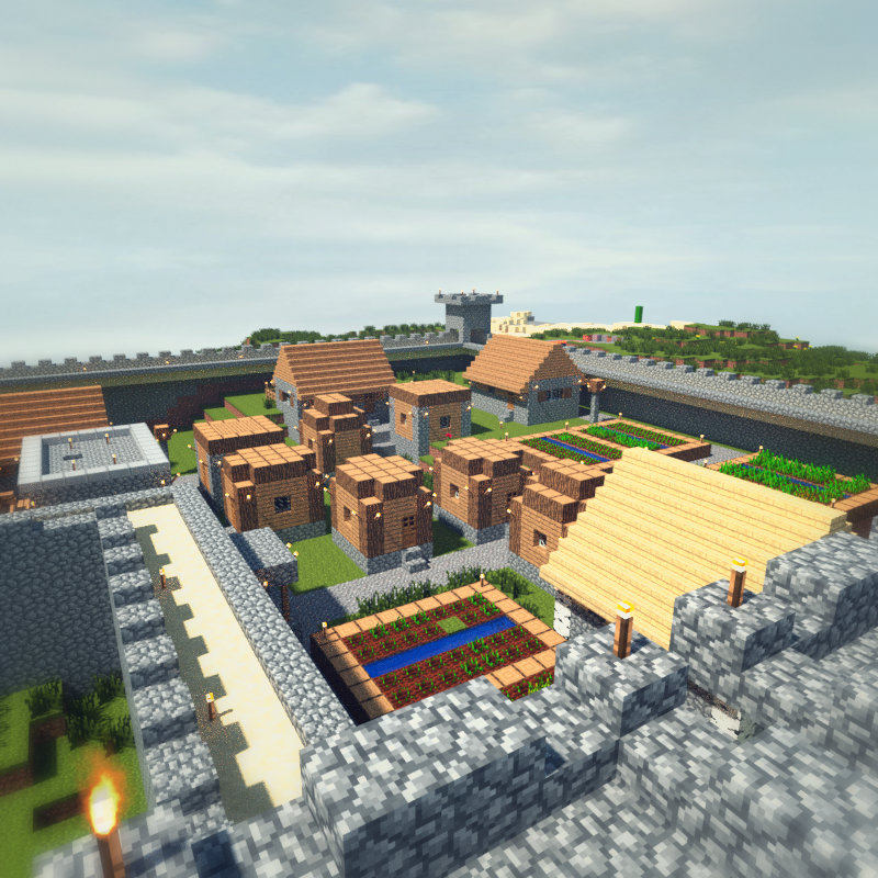 World II - Village Minecraft Map