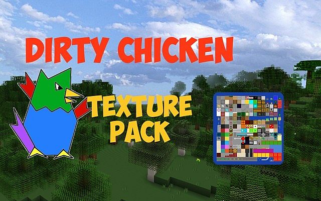 Dirty Chicken Texture Pack [official] [1.5.1] Minecraft Texture Pack