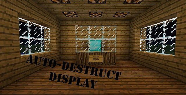 Auto-destruct display Minecraft Map